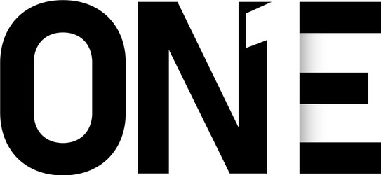 Text logo template number logo element Royalty Free Vector