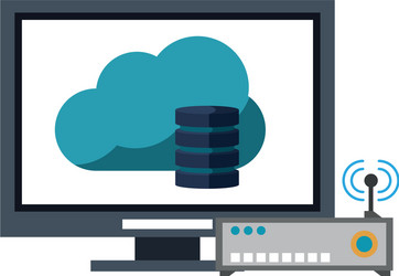 Technology device cartoon Royalty Free Vector Image