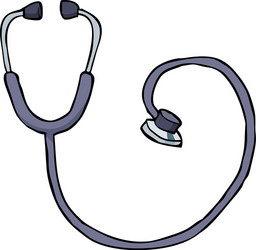 Cartoon Stethoscope Royalty Free Vector Image - VectorStock