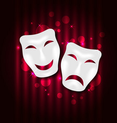 Comedy and Tragedy Theater Masks Vector Images (over 6,200)