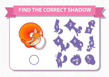 Educational worksheet for preschool kids find Vector Image