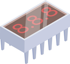 Integrated circuit Royalty Free Vector Image - VectorStock