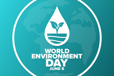 World environment day june 5 holiday concept Vector Image