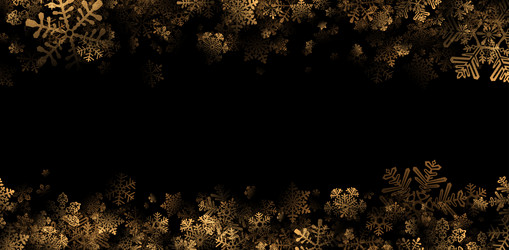 Black winter background with detailed transparent Vector Image