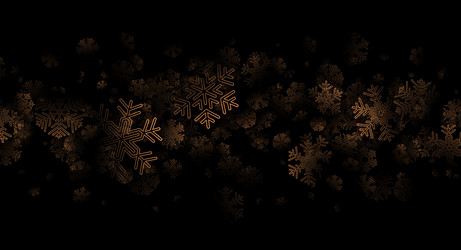 Black winter background with detailed transparent Vector Image