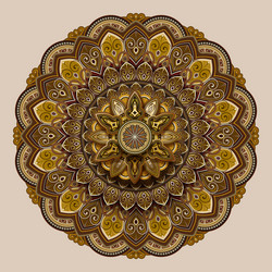 Flower motif pattern design Royalty Free Vector Image