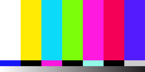 Tv Color Bars Test Pattern Vector Images (52)
