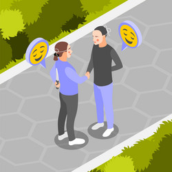 Social masks concept Royalty Free Vector Image