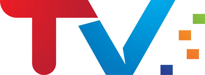 Tv logo design Royalty Free Vector Image - VectorStock