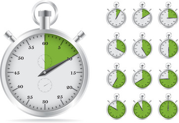 90 minutes timer stopwatch or countdown icon time Vector Image