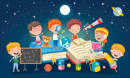 Children education Royalty Free Vector Image - VectorStock