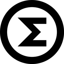 Math signs icon black color flat style simple Vector Image