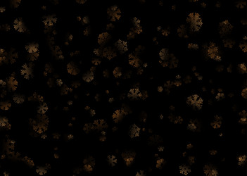 Black winter background with detailed transparent Vector Image