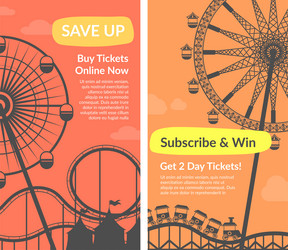 Amusement Park Tickets Vector Images (over 7,400)