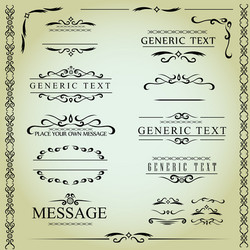 Decorative ornamental page decoration Royalty Free Vector