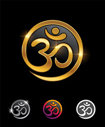 Gold Aum Symbol Vector Images (55)