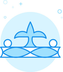 Diamond tiara flat icon symbol pictograph sign Vector Image
