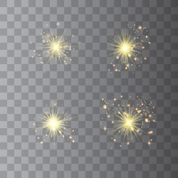 Light gold effect glow Royalty Free Vector Image