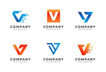 V Circle Logo Vector Images (over 9,300)