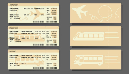 Bus Ticket Template