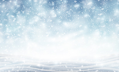 Background with blizzard and forest Royalty Free Vector