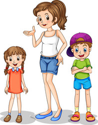 Tall Girl Cartoon Vector Images (over 700)
