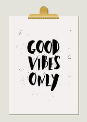 Motivational quote poster Royalty Free Vector Image