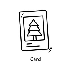 Cards outline icon design par Royalty Free Vector Image