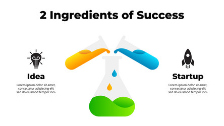 Marketing mix 7ps strategy infographic Royalty Free Vector