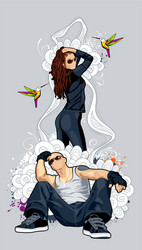 Urban man Royalty Free Vector Image - VectorStock