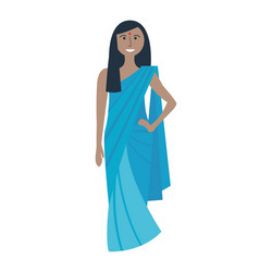 Indian woman portrait Royalty Free Vector Image