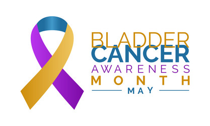 Bladder cancer awareness month is celebrated each Vector Image