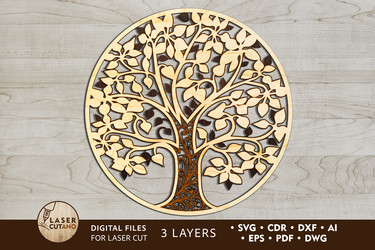 Laser Tree Vector Images (over 2,600)