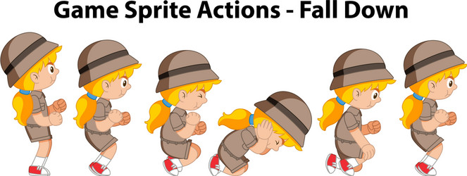 Characters Sprite Sheet Vector Images (over 320)