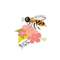 Clipart Bee Flower Vector Images (over 570)