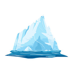 High quality iceberg Royalty Free Vector Image