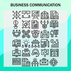 Business communication Royalty Free Vector Image