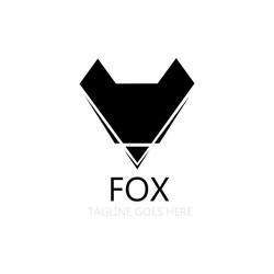 Fox icon logo Royalty Free Vector Image - VectorStock