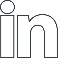 Linkedin Logo Png Black