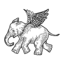 Elephant Angel Vector Images (over 170)