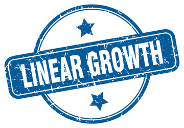 Growth hacking stamp label round Royalty Free Vector Image