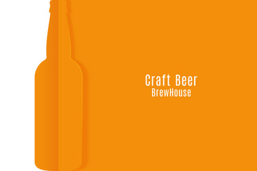Beer label cut out Royalty Free Vector Image - VectorStock