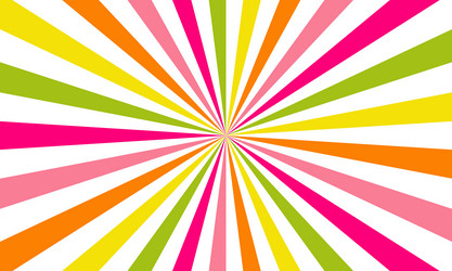 Rainbow color burst background Royalty Free Vector Image
