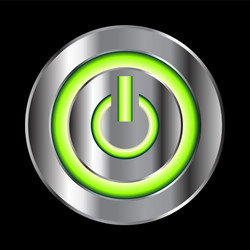 Color power button Royalty Free Vector Image - VectorStock