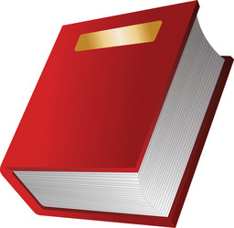 Red book doodle style Royalty Free Vector Image
