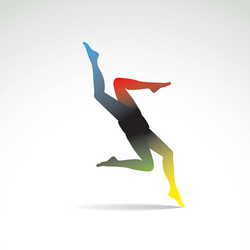 Abstract leg art Royalty Free Vector Image - VectorStock