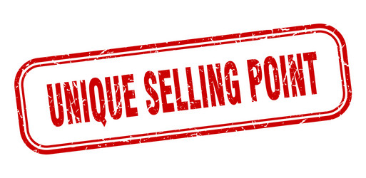 Unique selling point stamp unique selling point Vector Image