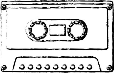 Music record device icon Royalty Free Vector Image