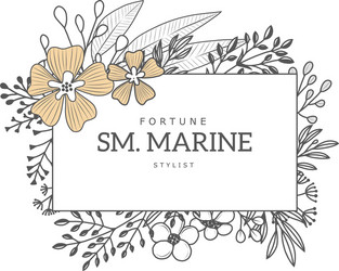 Flourish logo Royalty Free Vector Image - VectorStock