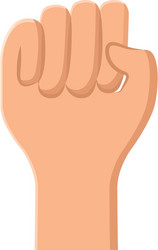 Fist color Royalty Free Vector Image - VectorStock